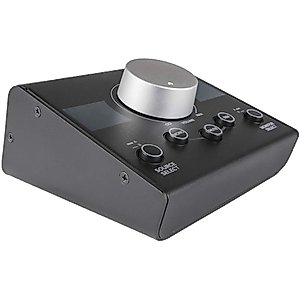 KRK ROKIT 5 G4 5" 2-Way Studio Monitor (Pair) Bundle with Mackie Big Knob Monitor Controller, 2x Pads 2x TRS-XLR Cable