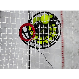 Nets for Tennis Ball Machine(10lb) Ball Recycling Nets Also for Pickleball and Cricket(Diameter<2.95in),Portable and Easy to disassemble;Solo Practice Tennis Indoor&Outdoor(New)