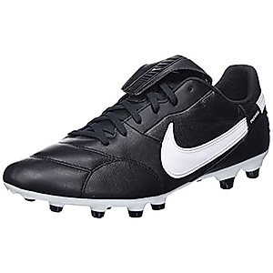 NIKE Men's Football Shoe, Black White, 7.5