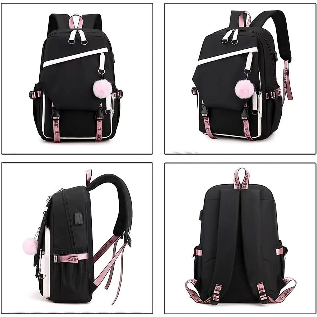 RUILIHIAO Fashionable Cool Cartoon Laptop Backpack Lightweight Bags School Bag Multiple Pockets Outdoor Travel Bookbag