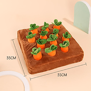 Carrot Patch Cat Toy,Interactive Cat Toy Carrot Patch,Cat Carrot Patch Catnip,Carrot Catnip Puzzle,Cat Carrot Patch Toy,Carrot Patch Cat Treats,Carrot Cat Toy (12 Carrot)
