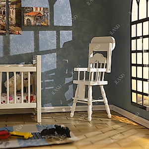 iLAND Miniature Dollhouse Furniture and Accessories for Dollhouse Nursery on 1/12 Scale (Lovely 14pcs)