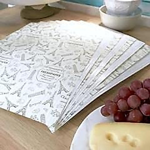 THE FRESHGLOW Co FRESHPAPER Food Saver Sheets for Cheese, 8 Reusable Sheets (1 Pack), Keeps Cheese Fresh for 2-4x Longer- Made in the USA