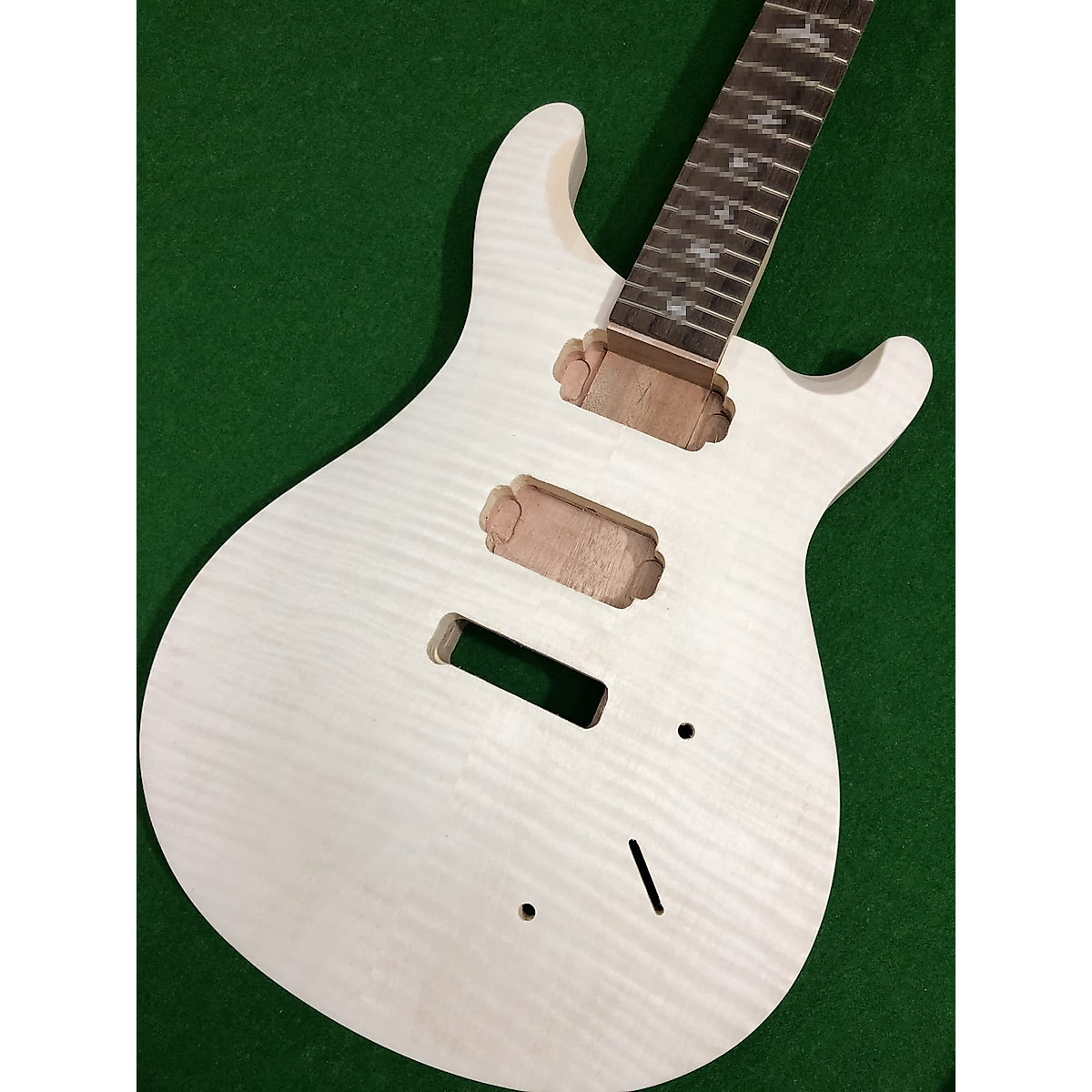 1set guitar kit 22fret guitar neck 24.75inch mahogany maple wood guitar body Rosewood fretboard DIY guitar project