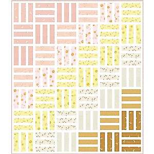 Robert Kaufman Over The Moon Flannel Suns, Fabric by The Yard (Duckling)