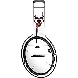 Skinit Decal Audio Skin Compatible with Bose QuietComfort 35 II Headphones - Officially Licensed Warner Bros Pennywise Bloody Design