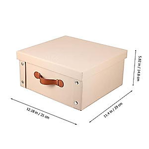 Didiseaon 1pc Box multifunctional storage box shelf cloth storage container travel underwear storage bag Sundries Organizer clothing environmentally friendly cardboard household box