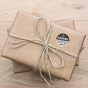 Black and White Adorable Warning Extreme Happiness Labels / 500 Cute Small Business Package Stickers / 1.5" Labels Adorable Happy Mail Envelope Seals/Made in The USA