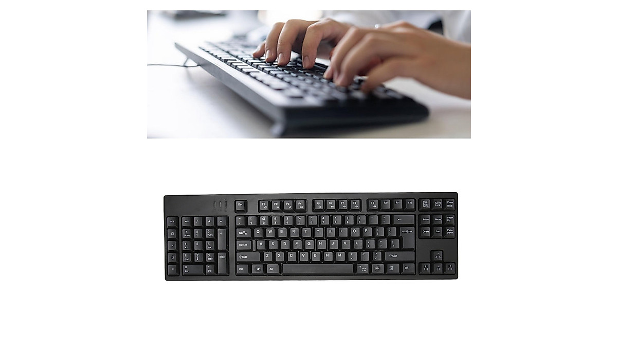 Left Handed Keyboard, 109 Keys Mechanical Gaming Keyboard with Number ...