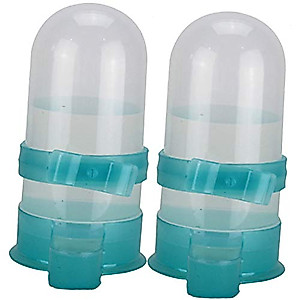 Baluue Plastic Bird Drinker - 2pcs Pigeon Feeder Automatic Birds Feeder Food Dispenser Feeders for Cage, Parrot Feeder for Parakeet Canary Cockatiel Finch