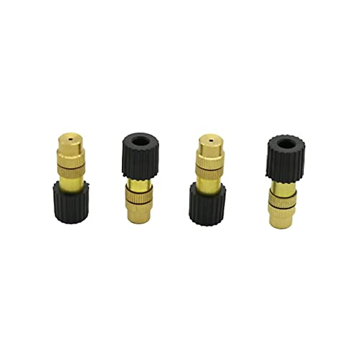 Greenhouse Micro Drip Irrigation Atomized Brass Nozzle Sprayer Drip Irrigation Plant Watering Sprinkler Garden Sprayer Greenhouse Cooling System 15 Pieces