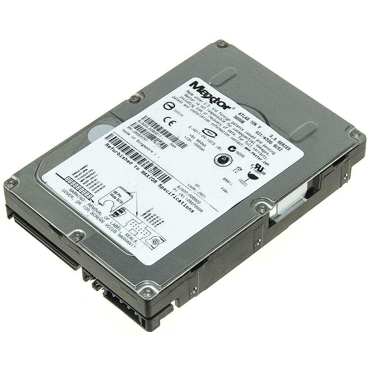 Maxtor 8J300J0 300GB Atlas 10K V ULTRA320 SCSI