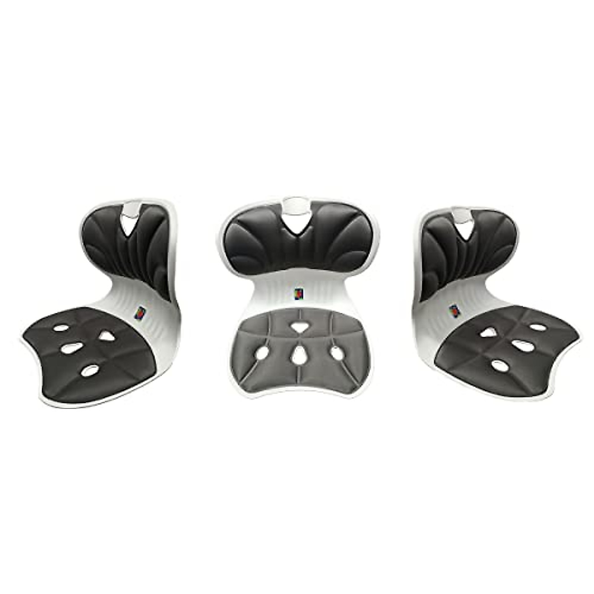 Taiwan Hip Comfortable Lumbar Back Support. Perfect for Home, Office, Desk Chair. Technology for Pelvic Correction. Low Back (Grey) Pain Relief