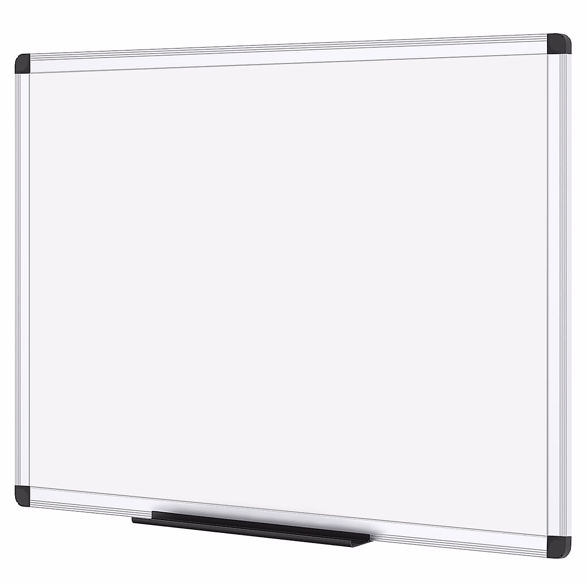 VIZ-PRO Magnetic Dry Erase Board, 36 X 24 Inches, Silver Aluminium Frame