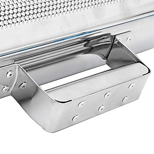 Guiro Shaker with Scraper 4x12in Type A Metal Guiro Shaker Percussion Instrument Music Teaching Aids