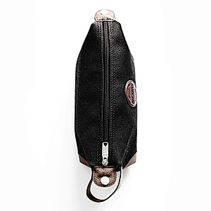 MANSCAPED® The Shed Men's Premium Quality Toiletry Bag, PU Leather Dopp Kit, Bathroom Travel Bag, Shaving Kit Case, Trimmer Tool Organizer