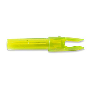 Carbon Express 50259 TCX Nock, Size .203 (Fits PileDrive Pass Thru Extreme 250 & 350), 12-Pack, Clear Green