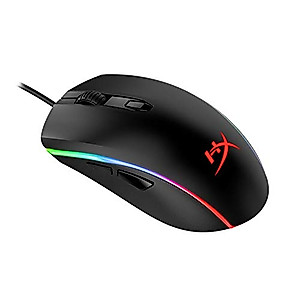 HyperX Cloud II Gaming Headset - Red (KHX-HSCP-RD) with HyperX Pulsefire Surge - RGB Wired Optical Gaming Mouse, Pixart 3389 Sensor up to 16000 DP - Black - Bundle