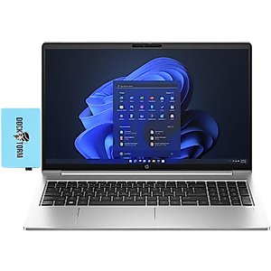 HP ProBook 450 G10 15.6" Home & Business Laptop (Intel i5-1335U 10-Core, 8GB RAM, 256GB SSD, Intel Iris Xe, FHD (1920x1080), Fingerprint, WiFi, Bluetooth, Webcam, Win 10 Pro) w/Hub