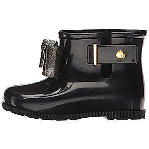 Mini Melissa Sugar Rain Bow Mary Jane (Toddler), Black, 10 Regular US Toddler