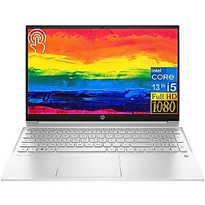 HP 2023 Newest Pavilion Laptop, 15.6" FHD IPS Touchscreen, 13th Gen Intel Core i5-1335U (10 core), 64GB RAM, 2TB SSD, Intel Iris Xe Graphic, Backlit Keyboard, WiFi6, HD Webcam, HDMI, Windows 11 Home