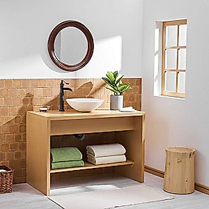 Vessel Sink Faucet Oil Rubbed Bronze Waterfall Single Handle Lever One Hole Bathroom Mixer Tap Deck Mount