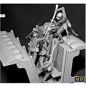 BRITISH & GERMAN INFANTRYMEN HAND TO HAND FIGHT WWI ERA 1/35 MASTER BOX 35116