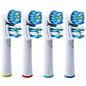 Double Clean Brush Heads, Compatible with Braun Oral-B Dual Clean Electric Toothbrush - Pack of 16