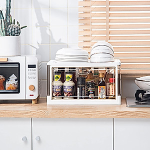 Bemodst Foldable Plastic Door Storage Bins Shoebox With Lids,26Quart Storage Containers, Stackable Storage Plastic Bins for Can Store Snacks, Artifacts Clothing Books Toys - 2PCS (White)