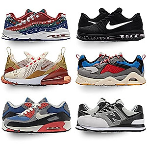 AOHMPT Clear Floating Shoe Display for Wall Mount-Floating Shoe Shelves to Showcase Sneaker Collection, Shoe Wall Shelf, Shoe Shelf for Wall, Sneaker Shelf with Shrink Wrap Bags (6 pack+)