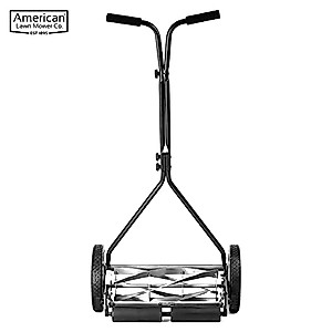 American Lawn Mower Company 1415-16 16-Inch 5-Blade Push Reel Lawn Mower, Gray
