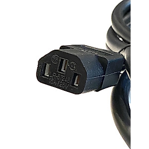 Heavy Duty 6 Foot 14 AWG AC 3 Prong Power Cord for Guitar Amplifier Musical Amp PC and More