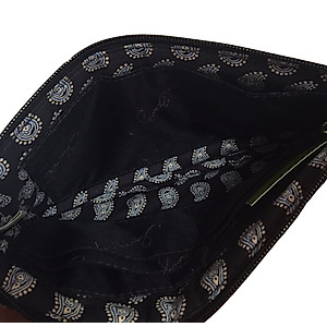 Limited Edition Vera Bradley Vera's Birthday Celebration Slim Zip Wristlet in Blue Bandana