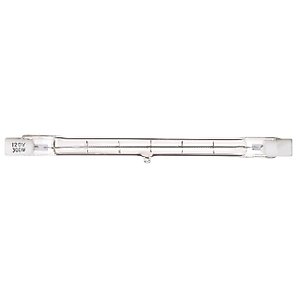 Satco S1925 300 Watt 5000 Lumens T3 Halogen Double Ended R7S Base 130 Volt Clear 118mm Light Bulb, Dimmable