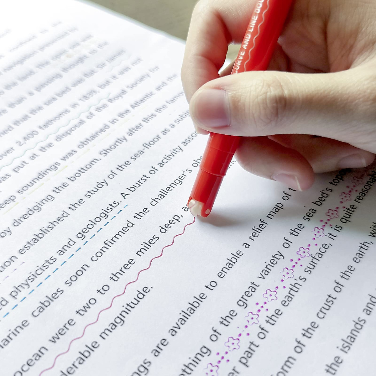 AECHY Colored Curve Pens for Creative Note-Taking & Art