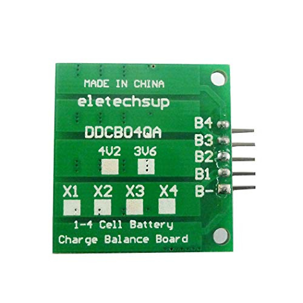 Eletechsup 3.6V 3.6/Rb 210mA 1-4 Cell 3.7V Li-ion Polymer 3.2V LiFePO4 Lithium Battery Packs Charge Balance BMS Charger Protection Board (4)