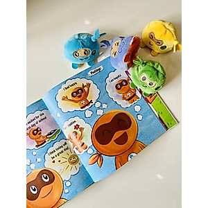 Ninja Life Hacks Flippable Toy CBT Book Box Gift Set (Angry Ninja + Positive Ninja, Nervous + Calm Ninja, Anxious + Brave Ninja, Thinking + Impulsive Ninja)