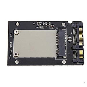 Superjiuex S101 Solid State Drive Transfer Box mSATA to SATA III 2.5 inch SSD Aluminum Hard Disk Box SSD Adapter Card