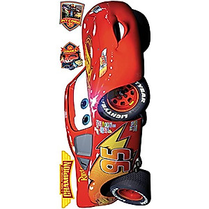 RoomMates RMK1518GM Disney Pixar Cars Lightning McQueen Peel and Stick Giant Wall Decal 16 inch x 38.5 inch