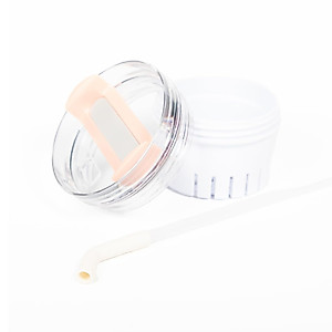 PURE HEARTH EcoFuse Tumbler with Handle and Straw 40 oz | Twist on 3 Way Lid | Double Wall Vacuum Insulated Stainless Steel Cup for Travel | Infusion Filter | Keep Hot and Cold | BPA Free (Light Pink)