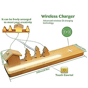 BLUEGUAN LED Night Light Nightstand Lamp with Touch Control, Eye-Caring Desk Lamp, Dimming for Reading, Bedroom, Living Room, Office Use