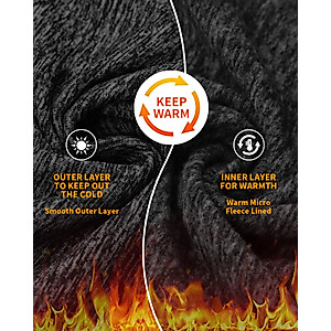 WOWENY Women Fleece Thermal Long Sleeve Workout Shirts Athletic Yoga Gym Tops Loose Fit Quick Dry Running Shirts with Thumb Holes Dark Grey XL