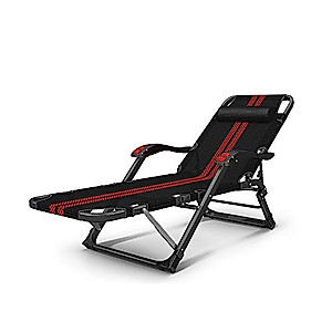 WYKDD Foldable Lounge Chair Accompany Bed Household Office Recliners with Armrest Steady Save Space Comfortable Portable Chair