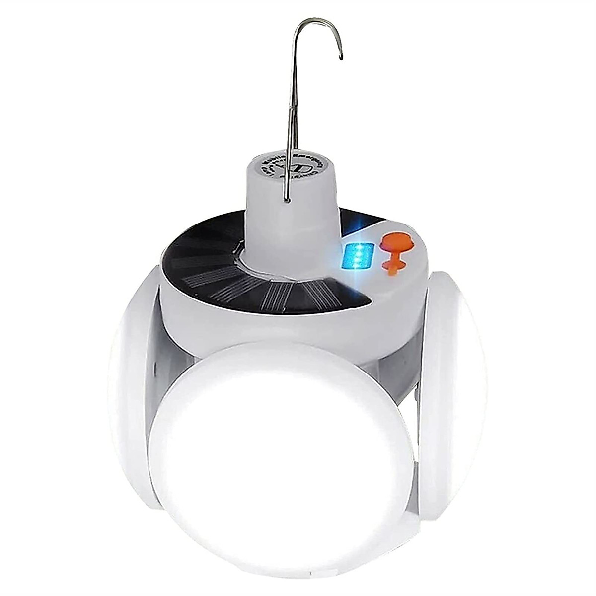 YUXINYAN Outdoor Solar Lights Decorative Folding Outdoor Light, LED Solar Light, Football Light with Hook, Hanging Night Light, Suitable for Home, Garden, Tent, Outdoor Light Solar Outdoor Lights