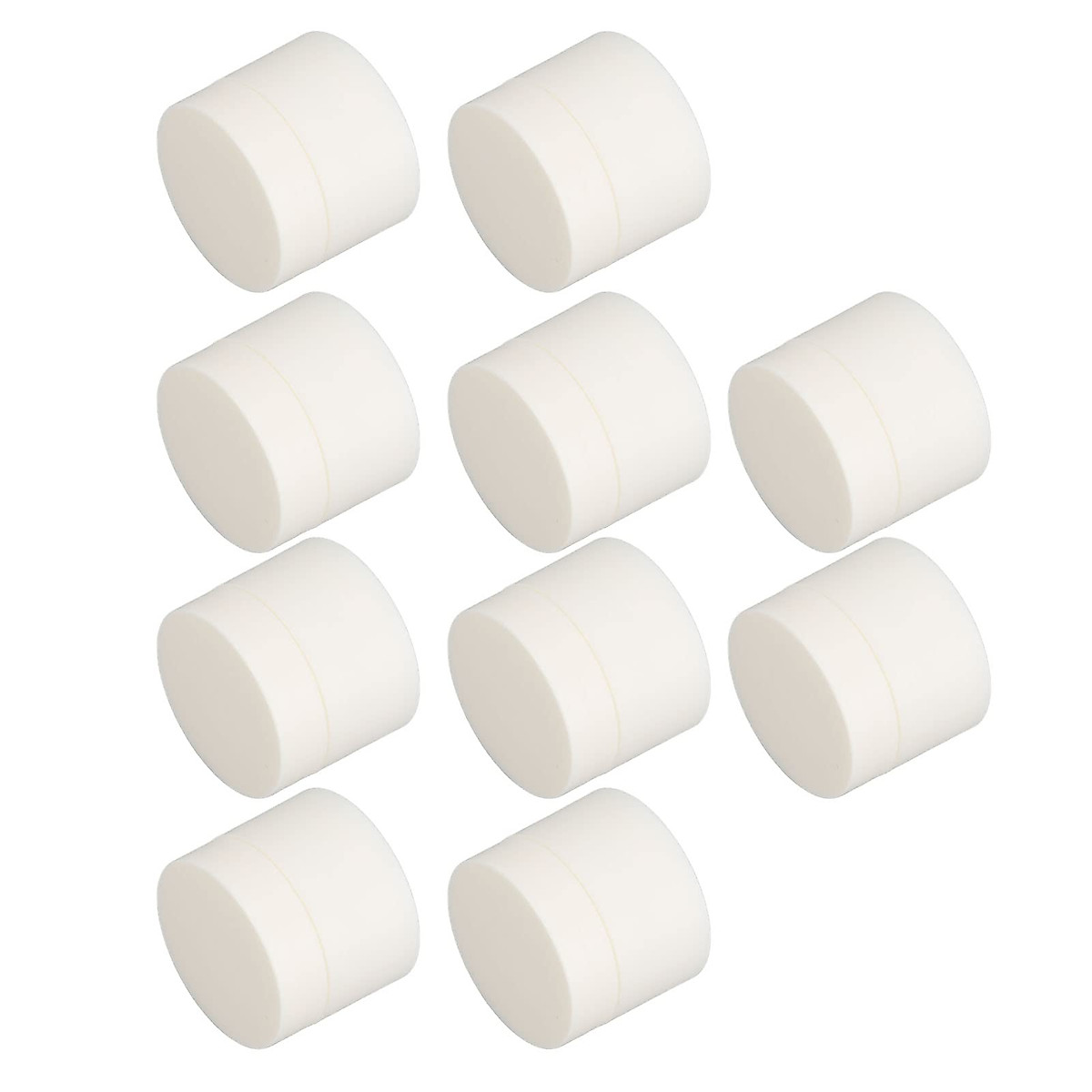 10Pcs Empty Cream Jars, Portable Refillable Leak Proof Cosmetic Cream Jar for Face Cream Lotion