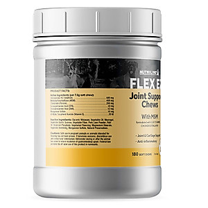 Nutriline Labs Flex-EZ, Highly PALATABLE, 180 Soft Chews, CHONDROITIN, GLUCOSAMINE, MSM