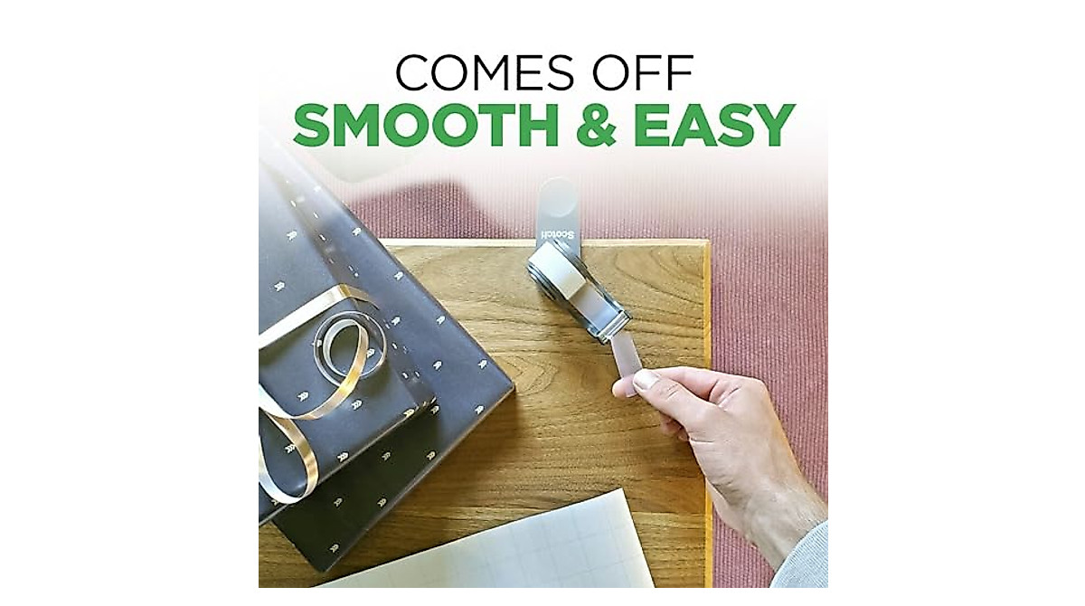 Scotch Clip & Twist Tape Dispenser - Portable, Refillable & Easy to Use