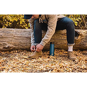 Mizu - V7 Water Bottle | 21 oz. Double Wall Stainless Steel Vacuum Insulated | Wide Mouth with Leak Proof Coffee Lid | Multiple Colors | BPA Free, Midnight