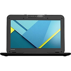 Lenovo N22-20 Chromebook, Intel Celeron N3050 Dual-Core, 1.6 GHz, 16 GB, Intel HD Graphics, Chrome OS, Black, 11.6" (Certified Refurbished)