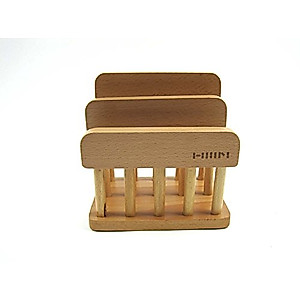 LENITH Wooden Dual Cutting Board Rack Chopping Board Organizer Stand Holder Kitchen